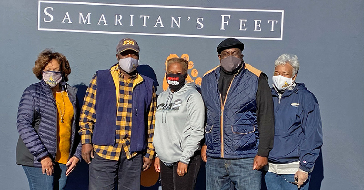 JCSU hosts shoe distribution event serving more than 800 local families ...