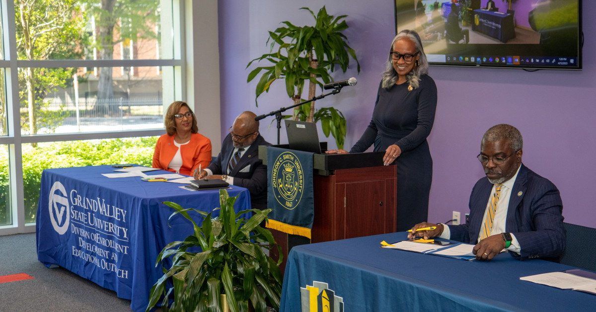 Grand Valley State University Signs Agreement with JCSU to Expand ...