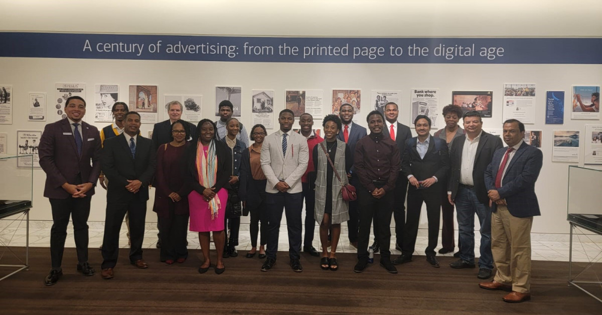 College of Business and Professional Studies Students Tour Bank of ...