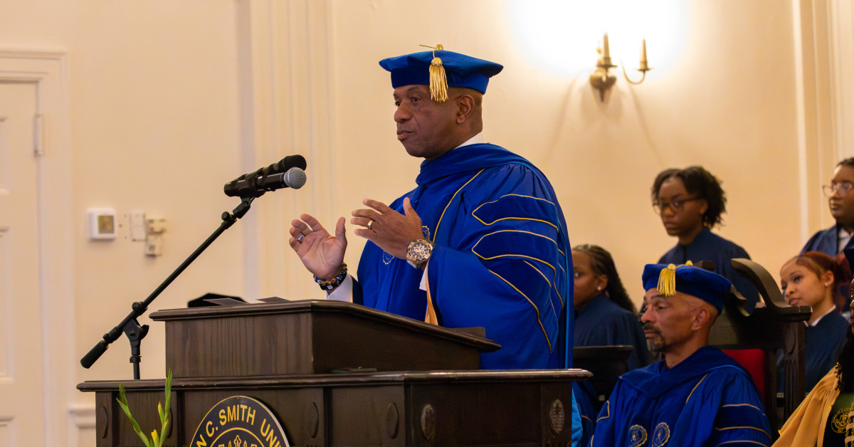 McFadden Talks Success at Founders’ Day Convocation | Johnson C. Smith ...
