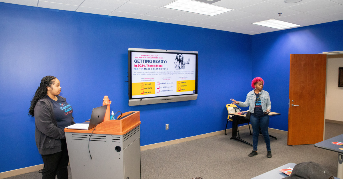 Students Learn About Importance of Poll Protection During Run-up to ...